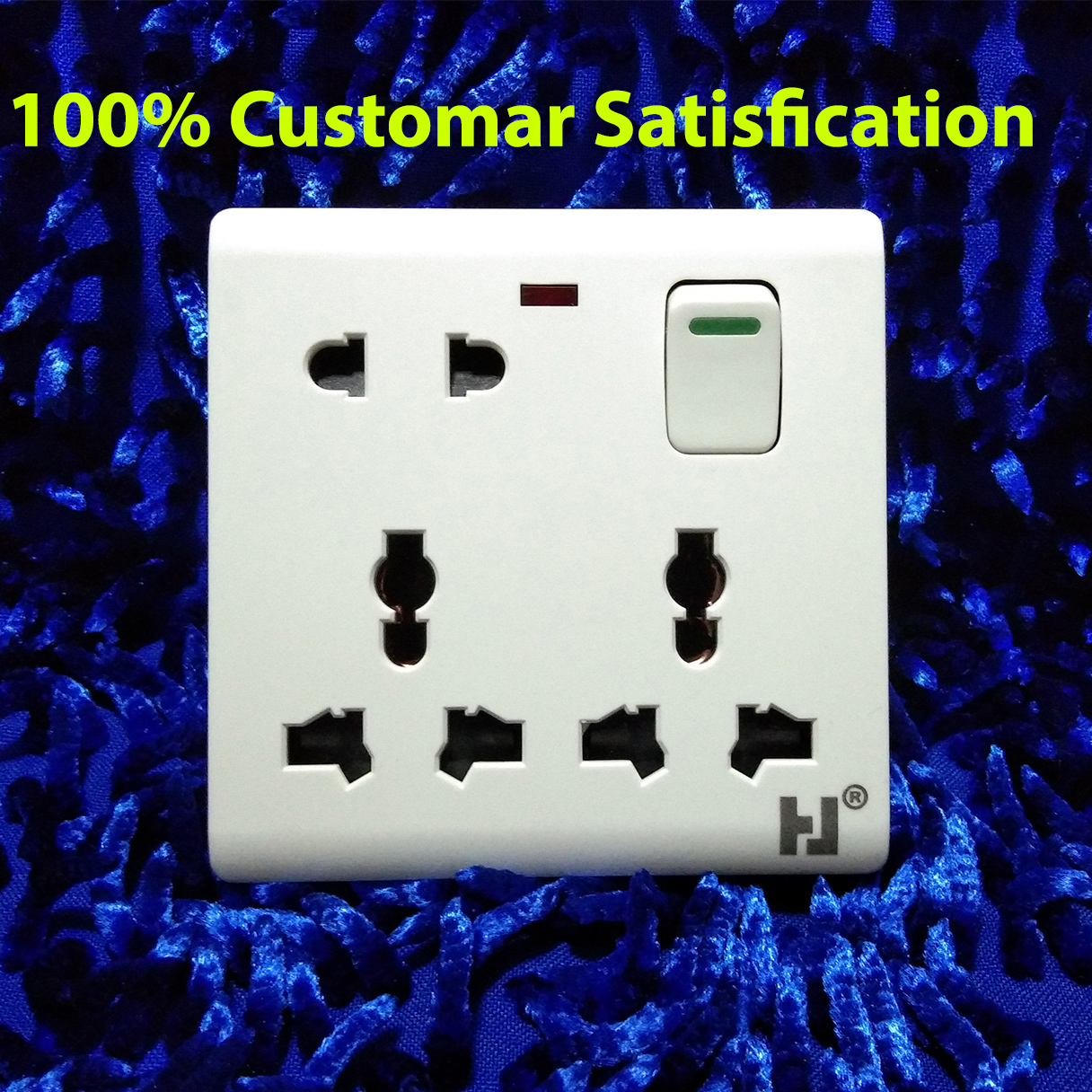 8 Pin Mult Gang Socket Double 3 Pin - 1 Piece- Only Socket - Remote ...