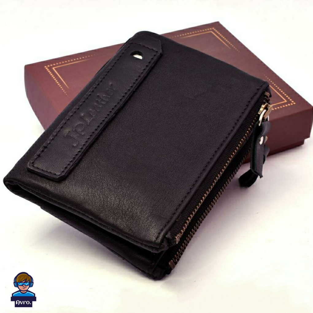 Pure Leather Wallet For Men Black - Wallet For Men - Money Bag For Men ...