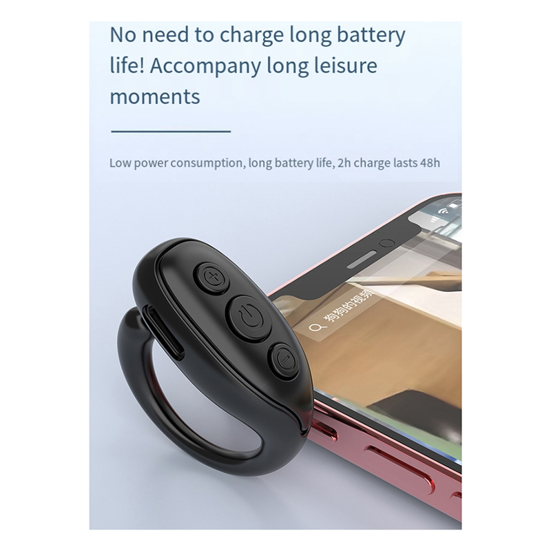 Bluetooth 5.3 Fingertip Remote Control Ring Flipping Video Controller ...