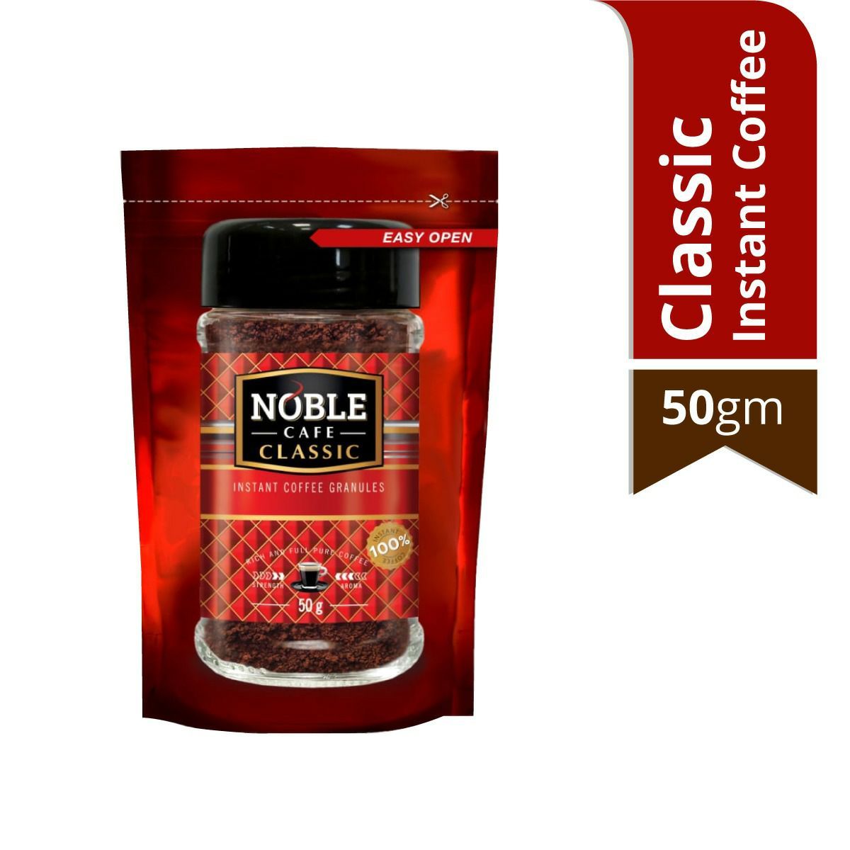 Noble Classic Instant Coffee 50gm Pouch Pack | Daraz.com.bd