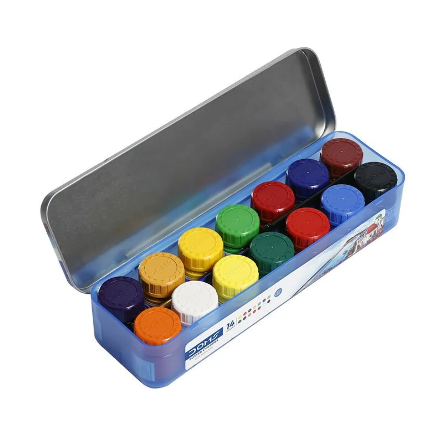 DOMS Poster Colour 6/12/14 color box Paint for artists | Daraz.com.bd