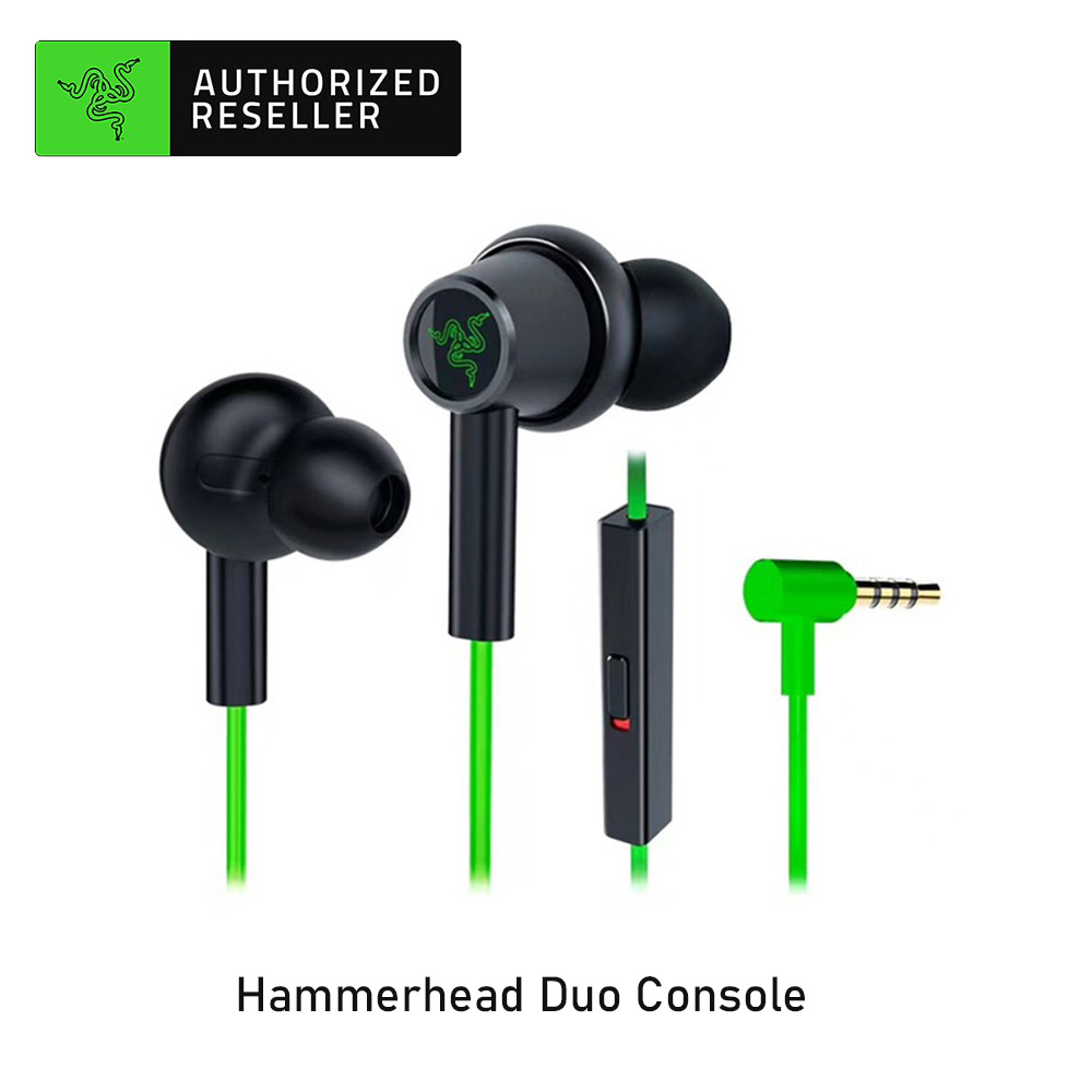 Razer Hammerhead Duo/switch ps4/green In Ear Headset with Mic | Daraz ...