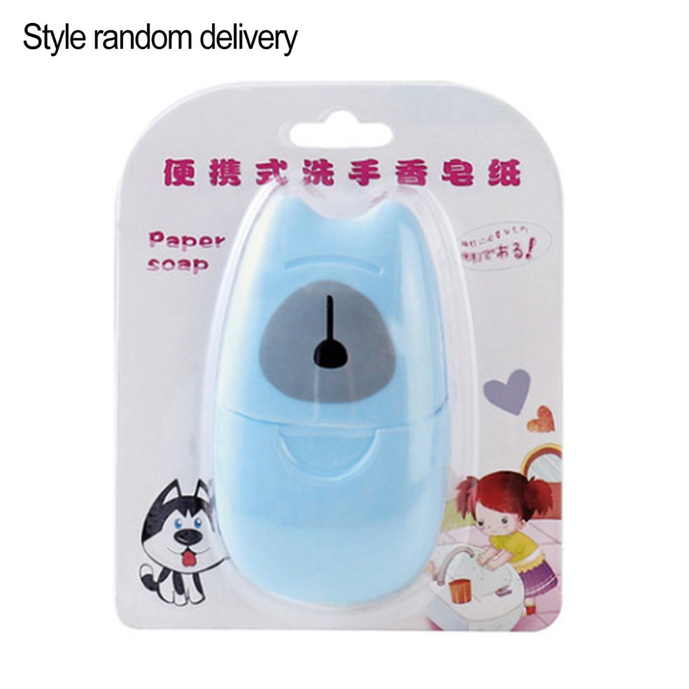 Disposable Boxed Soap Paper Travel Portable Hand Washing Box Slice ...