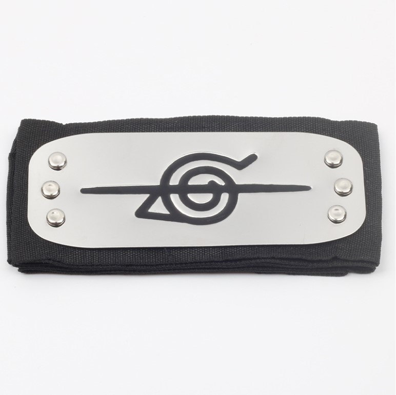 Naruto Head Band Metal Logo Leaf Village Konoha Kakashi Akatsuki ...