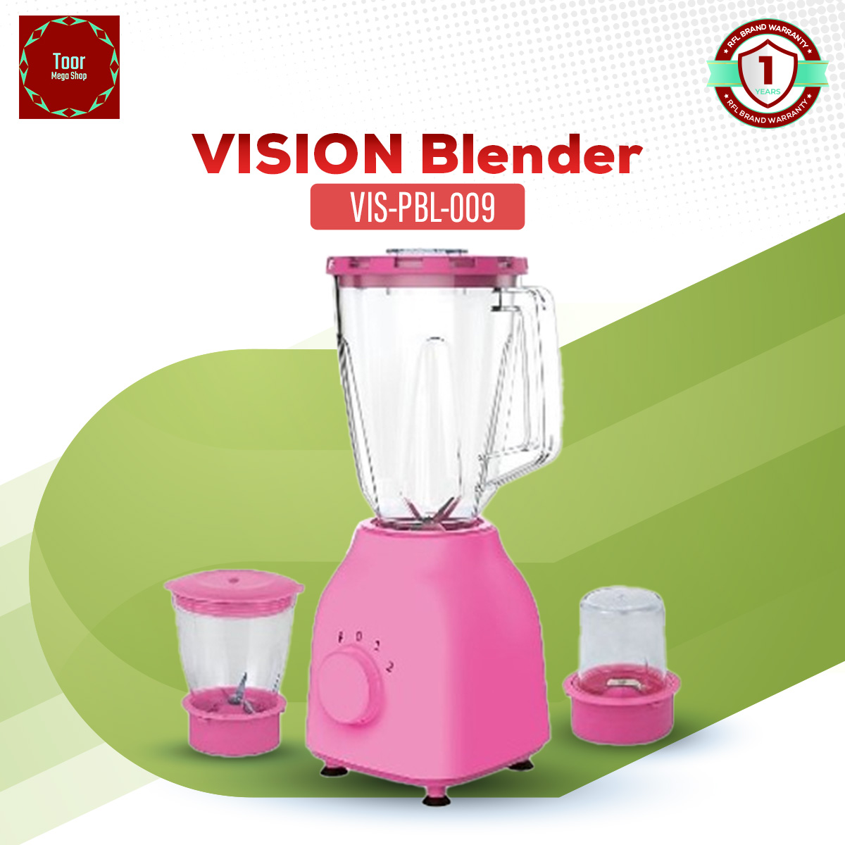 VISION 3 IN 1 BLENDER-VIS-PBL-009 | Daraz.com.bd