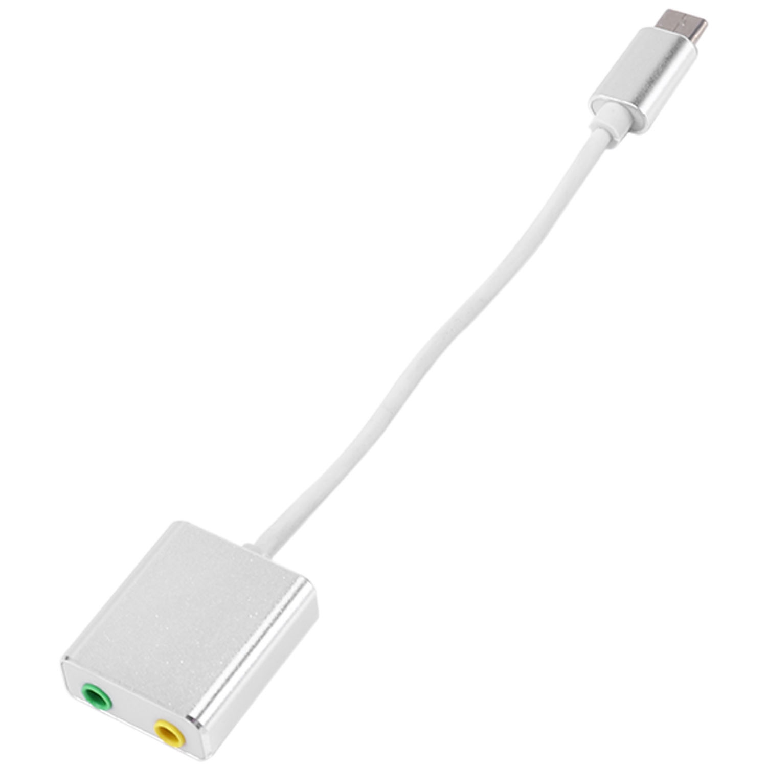 Connector Type C Cable Sound Card Splitter External Adapter Headphone ...