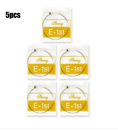5 Pcs Single Guitar Strings Acoustic Guitars Top 1st E Loose strings ...