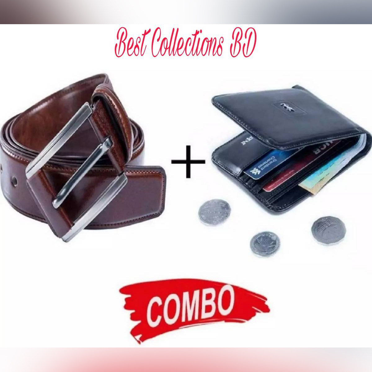 Belt and Wallet Combo Offer For Men | Daraz.com.bd