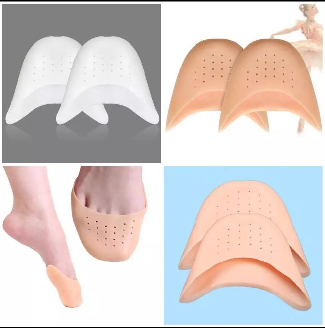 2pcs Shoe Pads Cushion Soft Silicon Gel Protector Pointe Toe Cover ...
