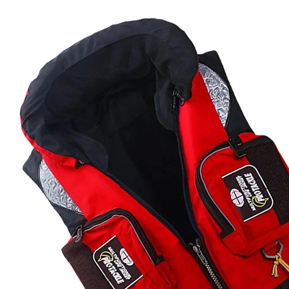 FX L-XXL Professional Life Jacket Vest Fishing Polyester Adult Safety ...