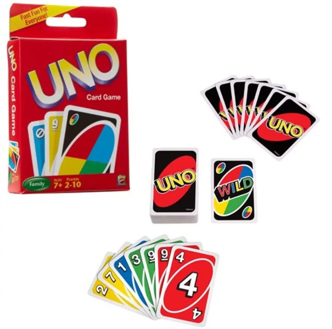 UNO card game/Uno Card Game - Multi Color/Uno Number 1 for Family Fun ...
