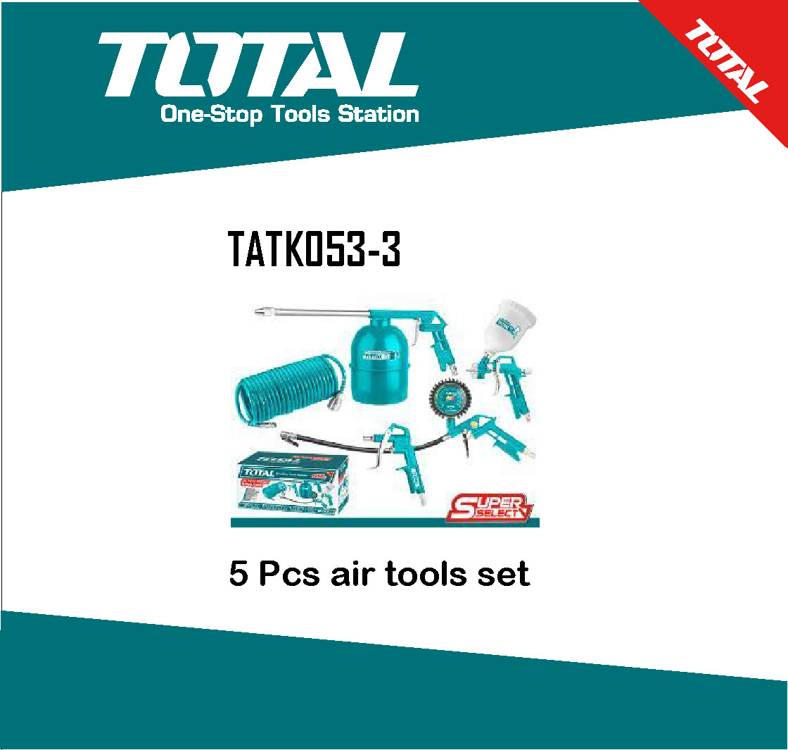 TOTAL 5 Pcs Air Tools Set TATK053-3 | Daraz.com.bd