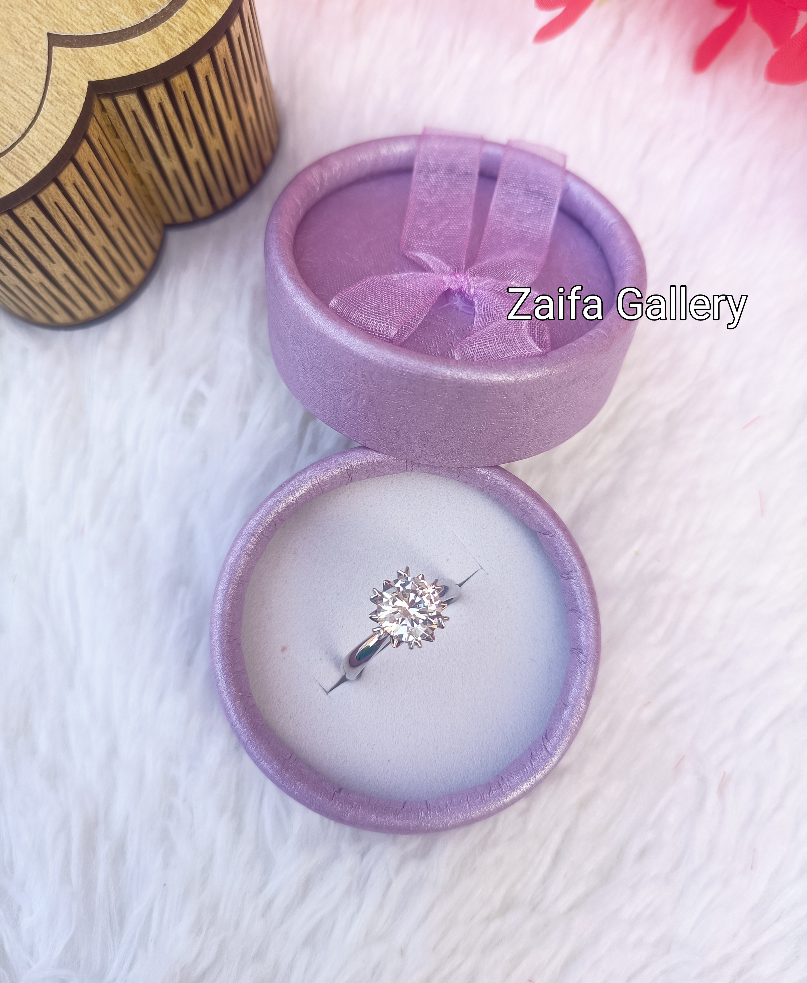 Stone Finger Ring Adjustable for Women & Girls - 1 Piece- Rings | Daraz ...