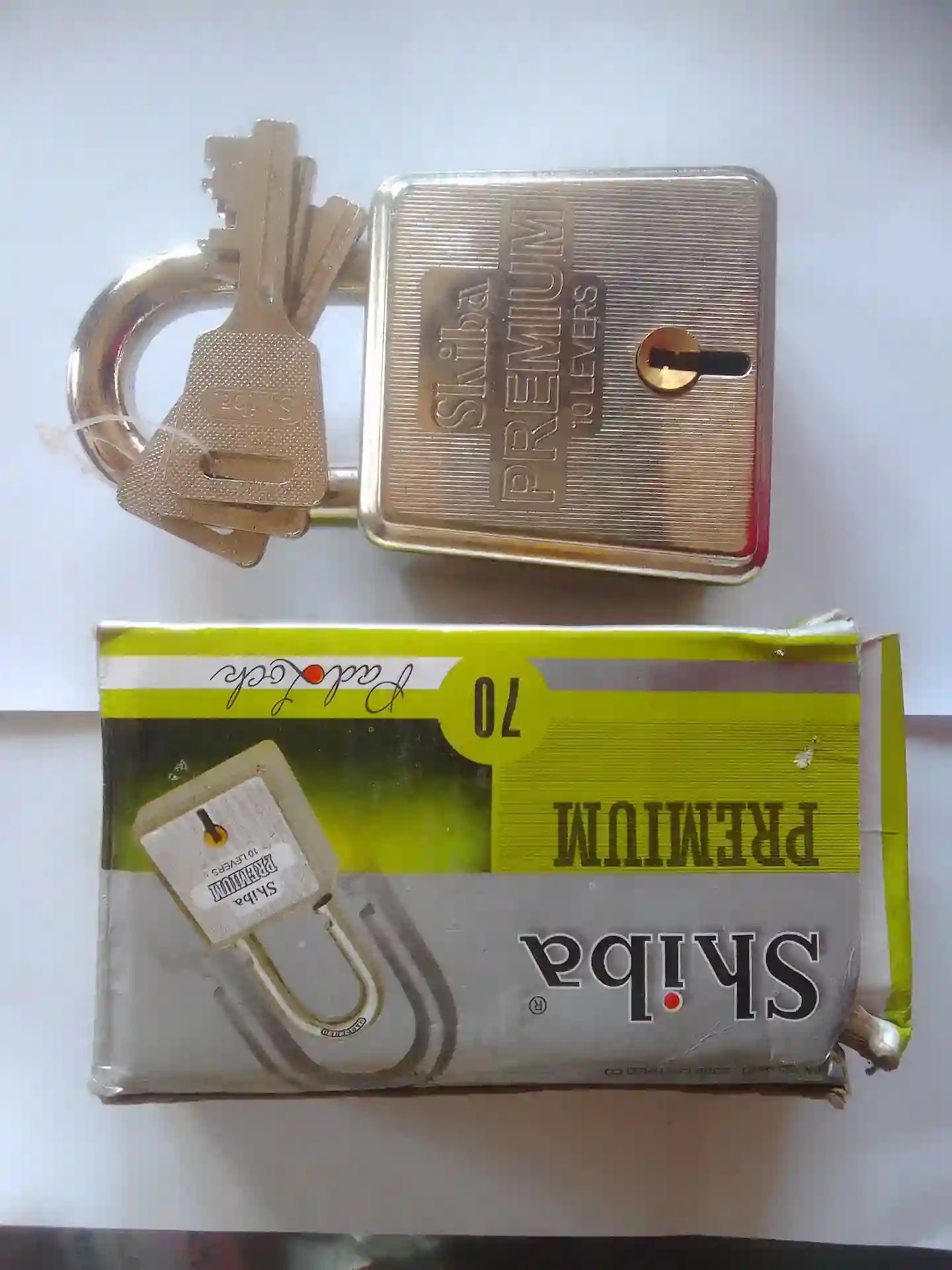 Top Security 70Mm Pad Lock- 8 Levers Benjo Platina or Shiba | Daraz.com.bd