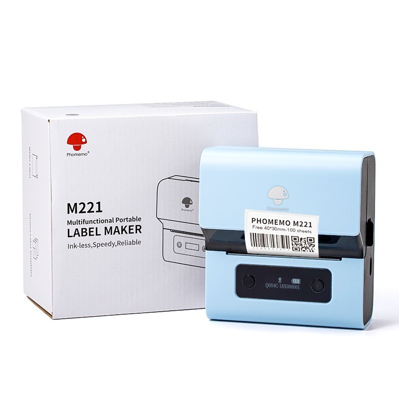 Phomemo M221 Label Printer Commercial Price Bluetooth Barcode Printer ...