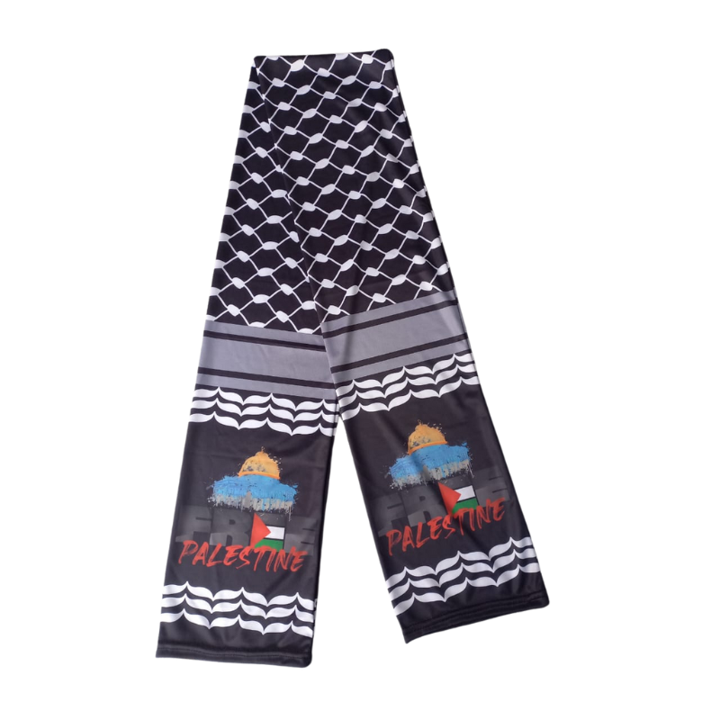 Palestine Muffler- Beautiful Palestine muffler with flag and Al-Aqsa ...