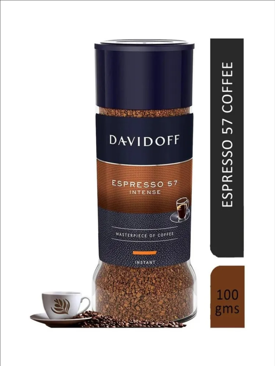 Powder Davidoff Cafe Espresso 57 Intense Instant Ground Coffee 100g ...