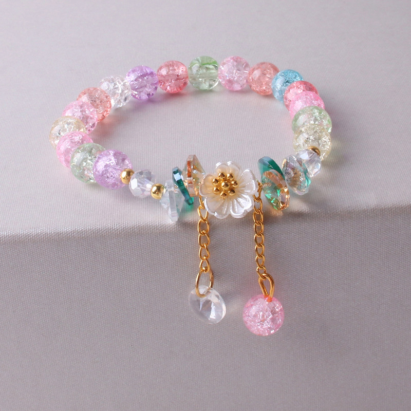 New Shell Daisy Charm Stretch Bracelets Bohemian Colorful Sunflower ...