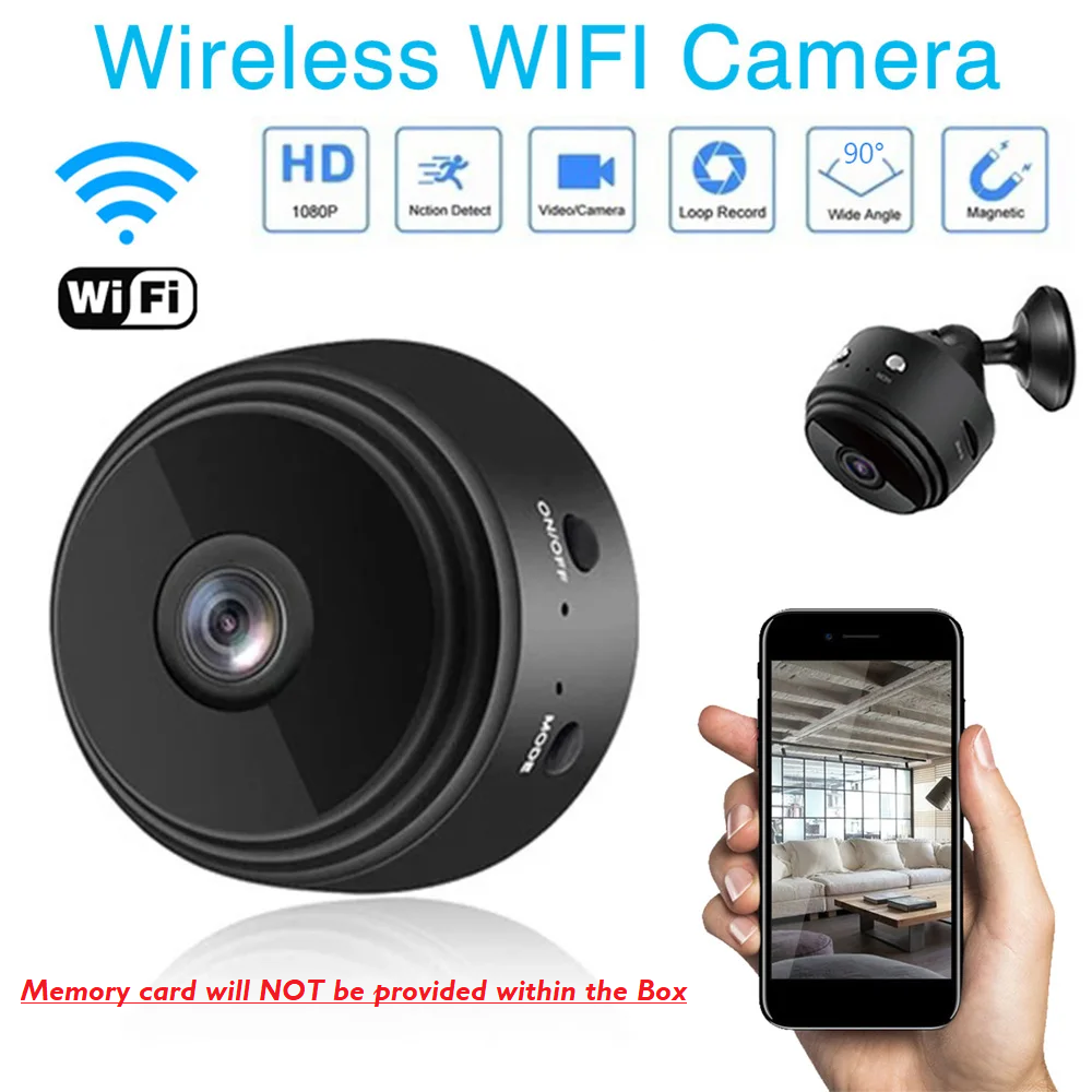 A9 HD Mini Security Camera - A9 Wi-Fi Night Vision Mini IP Camera ...
