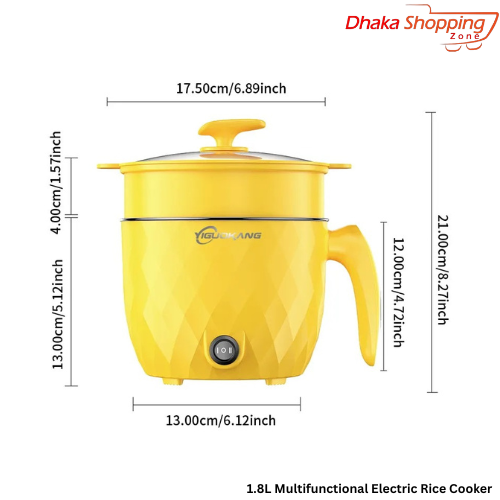 1.8L Multifunctional Electric Rice Cooker Mini Non-stick Cookware ...