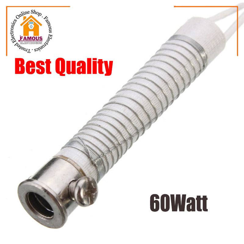 60W Soldering Iron Coil AC 220v 60 Watt Soldering Iron Core Heating ...