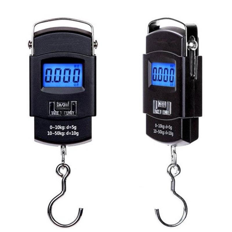 Digital Hanging Weight Electronic Portable LCD Digital Scale Double ...