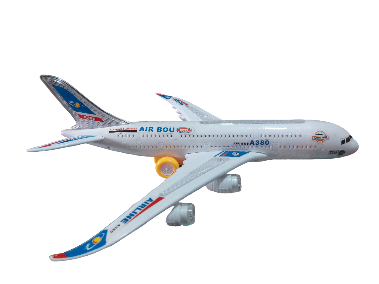 Electric Battery Operated Plane Toy Airbus A380 For Kids | Daraz.com.bd