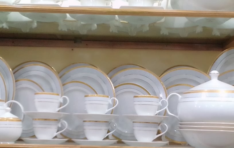 Sonali Border Design Dinner set 52pcs (Akij tableware) | Daraz.com.bd