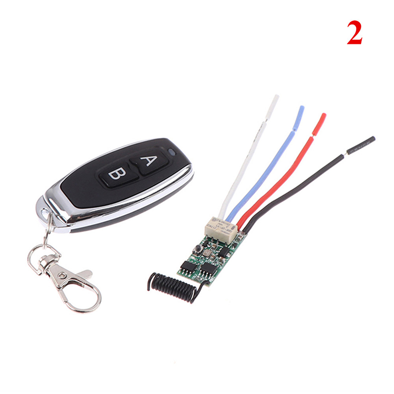 433Mhz RF Remote Relay Control Switch Scooter Wireless 1CH Receiver ...