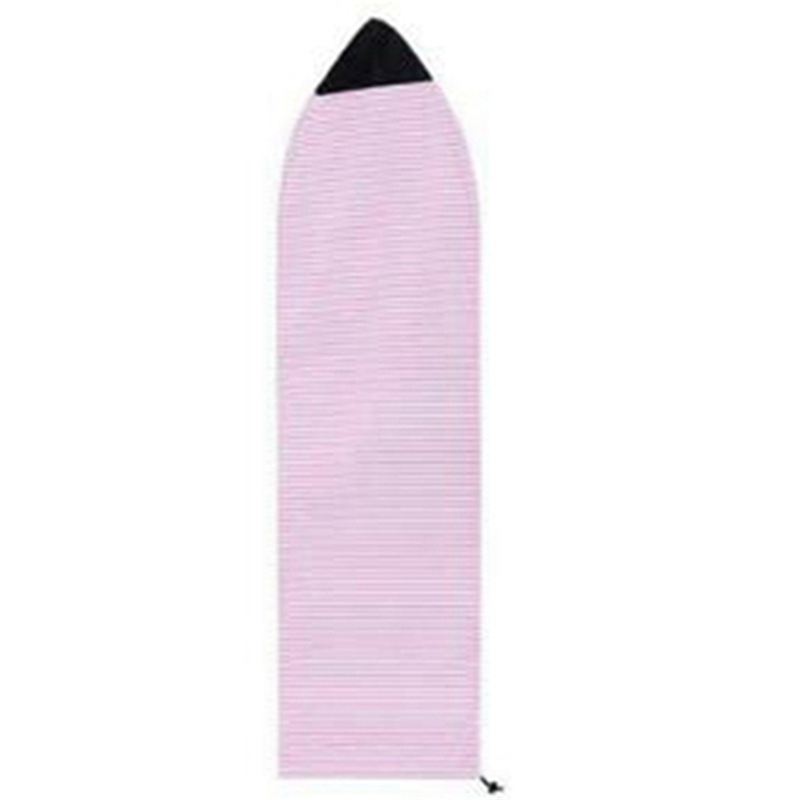 Surfboard Sock Cover 6Ft Pink and White Stripe Surfboard Protector Bag ...