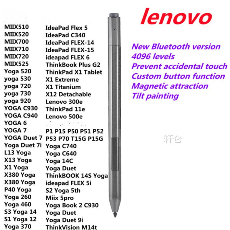 4096 Original Stylus Pen Lenovo Digital Pen GX80U45010 For Lenovo Yoga ...