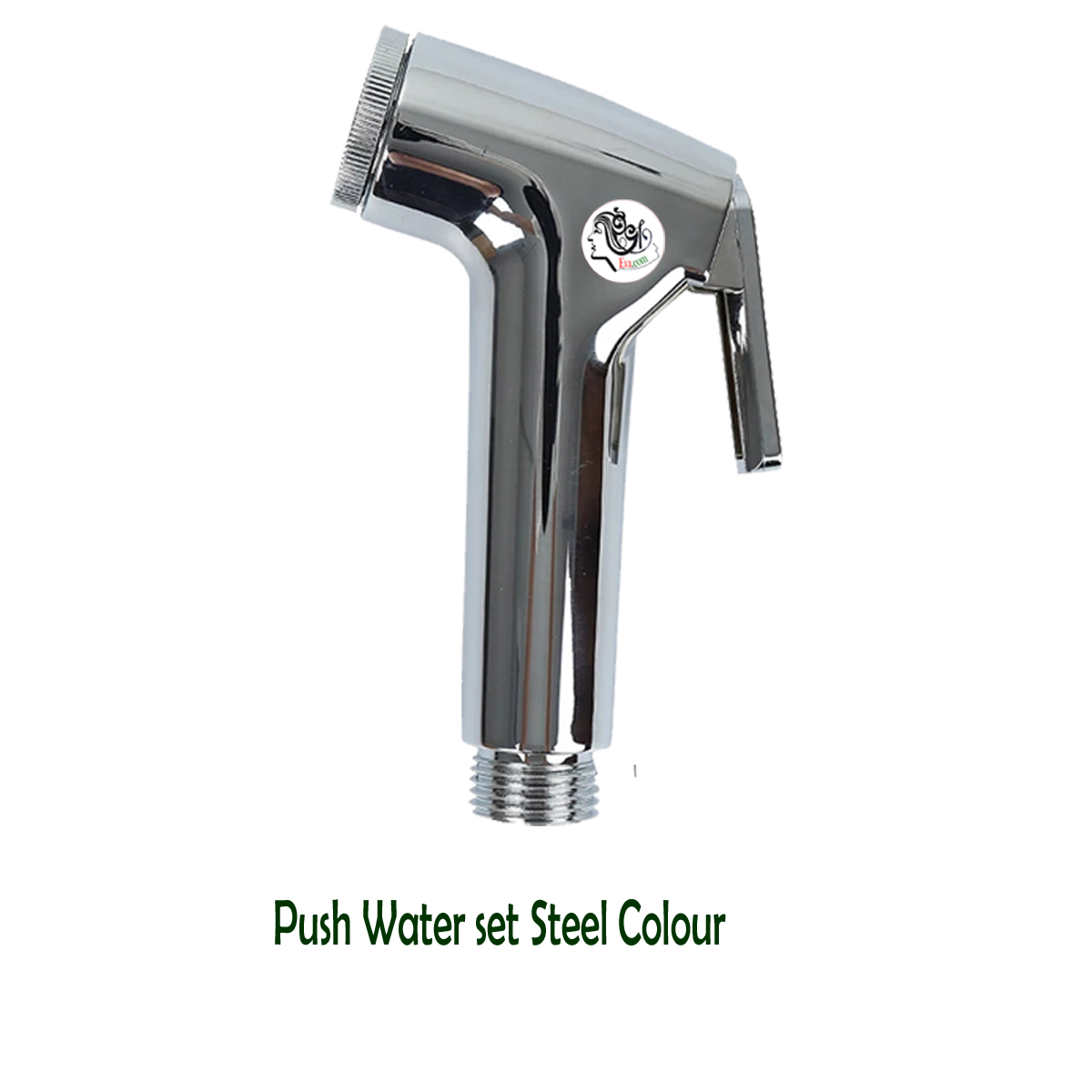 Toilet Push Shower Set (Steel Colour) | Daraz.com.bd