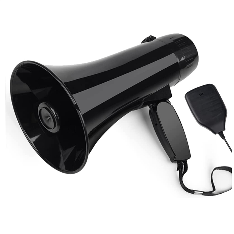 35 Watt Power Portable Megaphone Speaker PA Bullhorn with Detachable ...