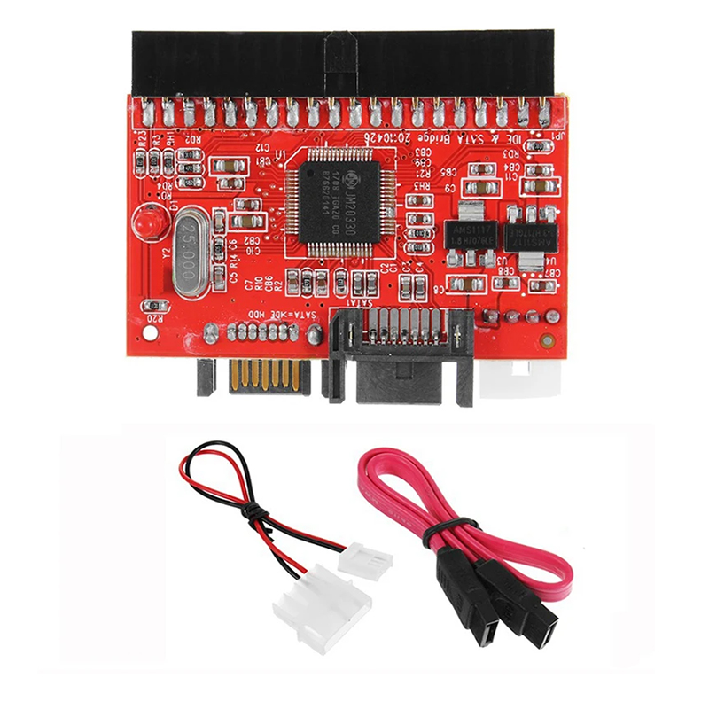 2 in 1 IDE to SATA / SATA to IDE Adapter Converter 3.5 40pin for DVD CD ...