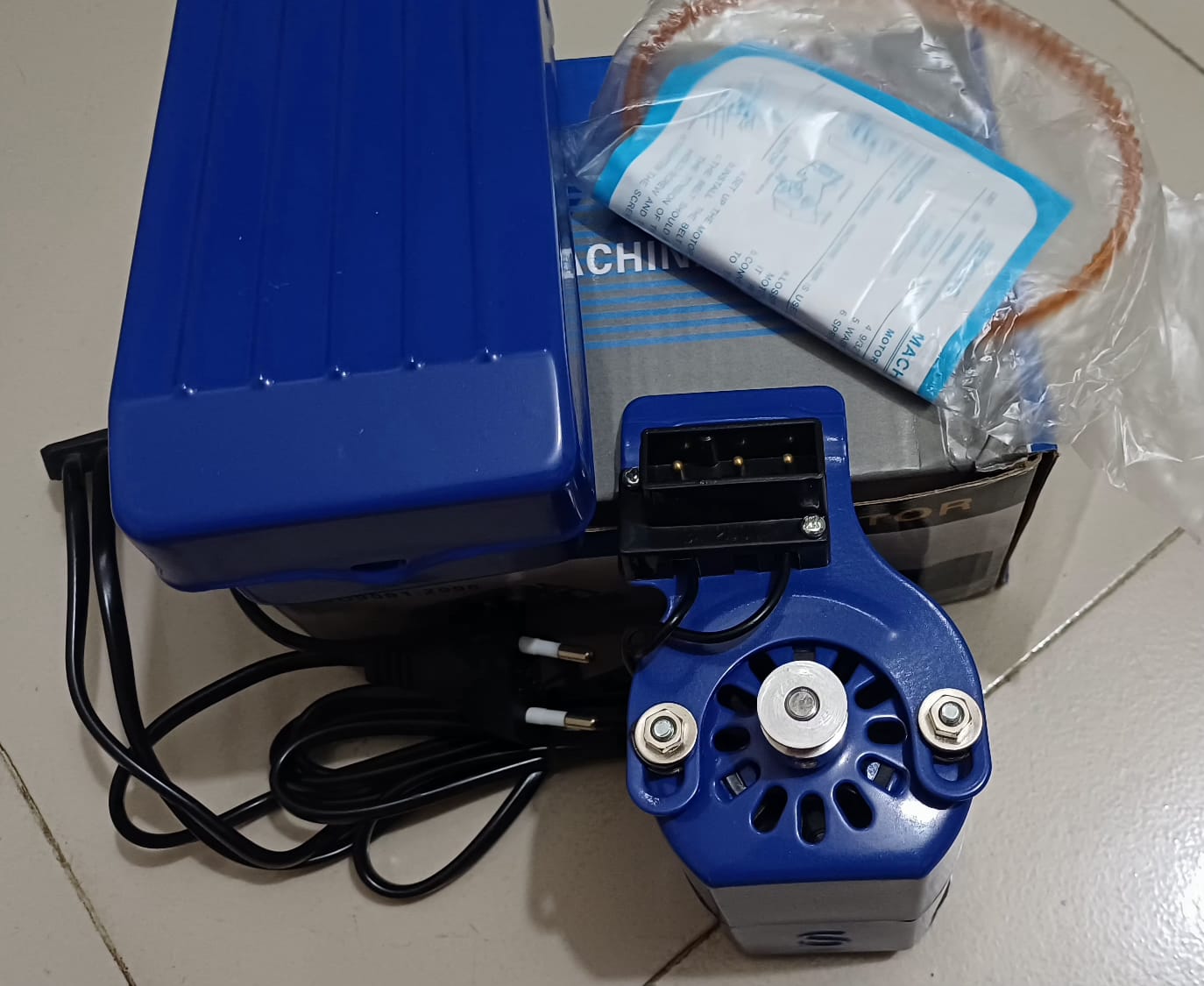 220V 150W Sewing Machine Motor 6500RPM Sewing Motor with Foot Pedal ...