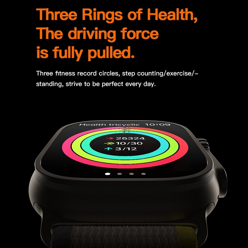 Smartwatch T800 ultra- 1.99 Full Touch HD Screen, IP67 Waterproof ...