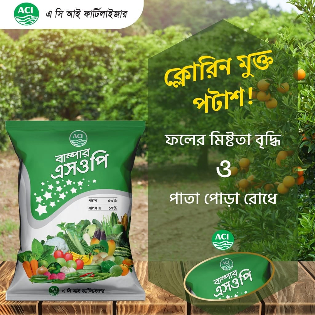 SOP Fertilizer - ACI Bumper SOP (Sulphate of Potash) for Plant 1kg Pack ...