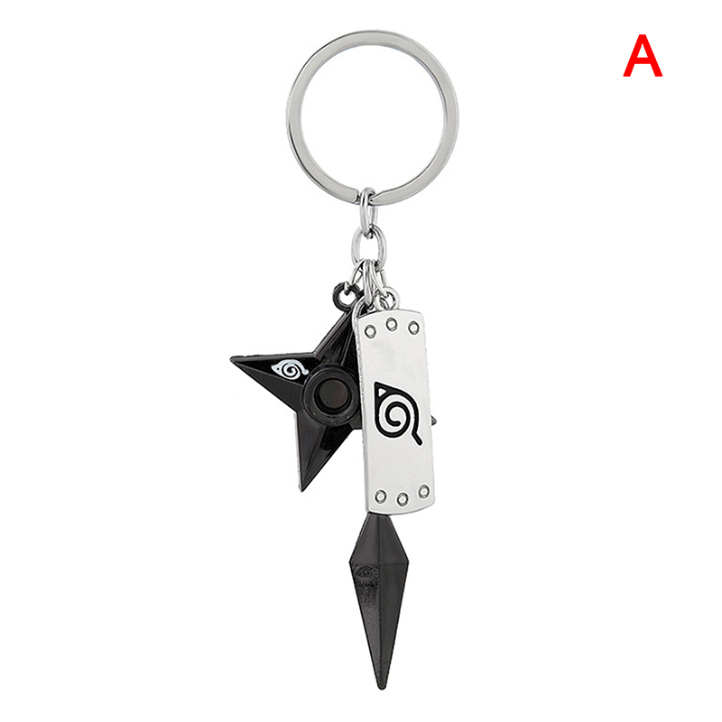 Kunai Shuriken Ninja Keychain for Car Keys Bag Anime Keyring Keychain ...