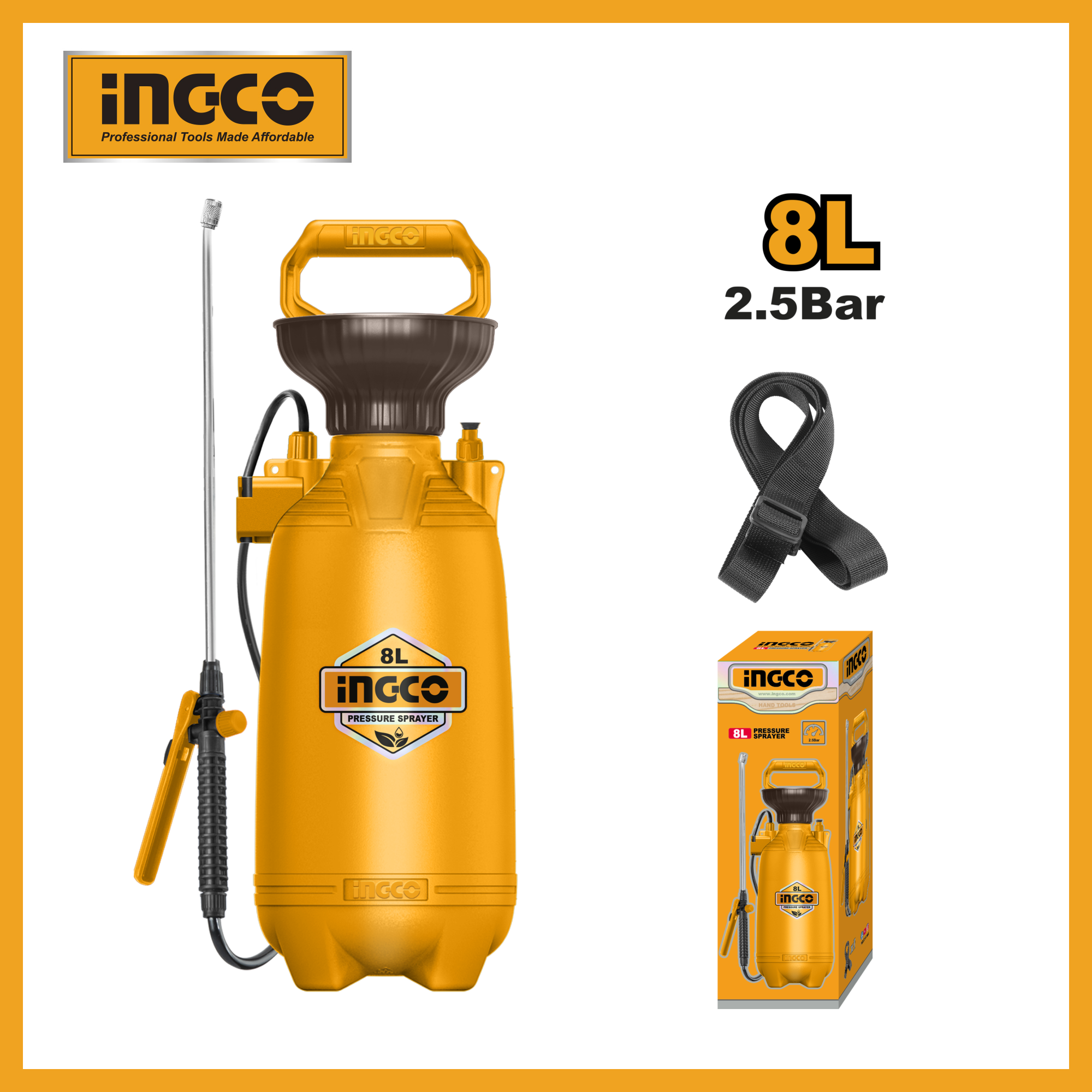PRESSURE SPRAYER 8L INGCO (HSPP30802) | Daraz.com.bd