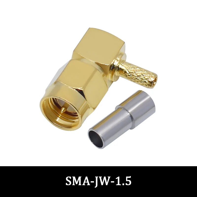 SMA Female Jack Solder Nut Edge PCB Clip Straight Mount Gold Plated RF ...
