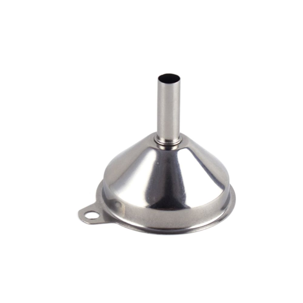 Metal Mini Funnel Wide Mouth Stainless Steel Funnel Kitchen Tool Oil ...