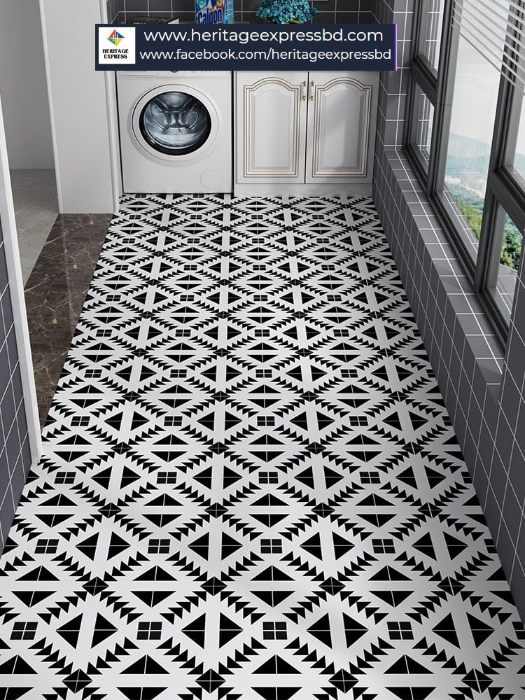 20sqf Floor stickers waterproof wear-resistant self-adhesive bathroom ...