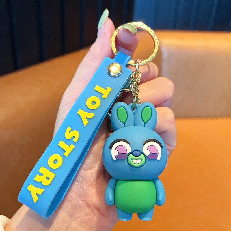 Disney Toy Story Keychains Anime Buzz Lightyear Woody Lotso Keyring ...