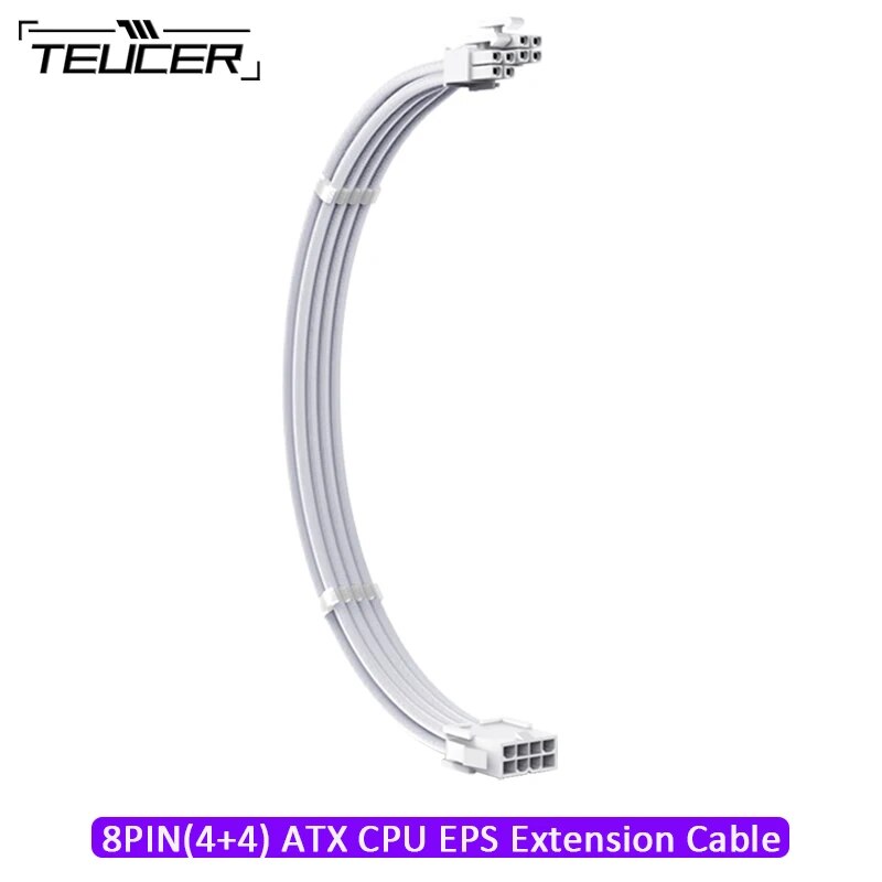 TEUCER Extension Power Supply Cable 24-pin A TX/EPS/8-pin PCI-E GPU ...