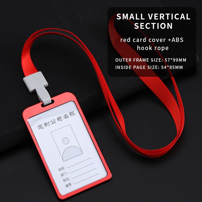 【VisioN Shop】Cheap Aluminium Alloy bus Card Holder Employee student ID ...