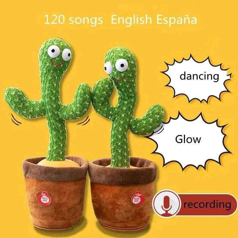 Talking & Dancing Cactus – Plush Toy with Songs & Mimic