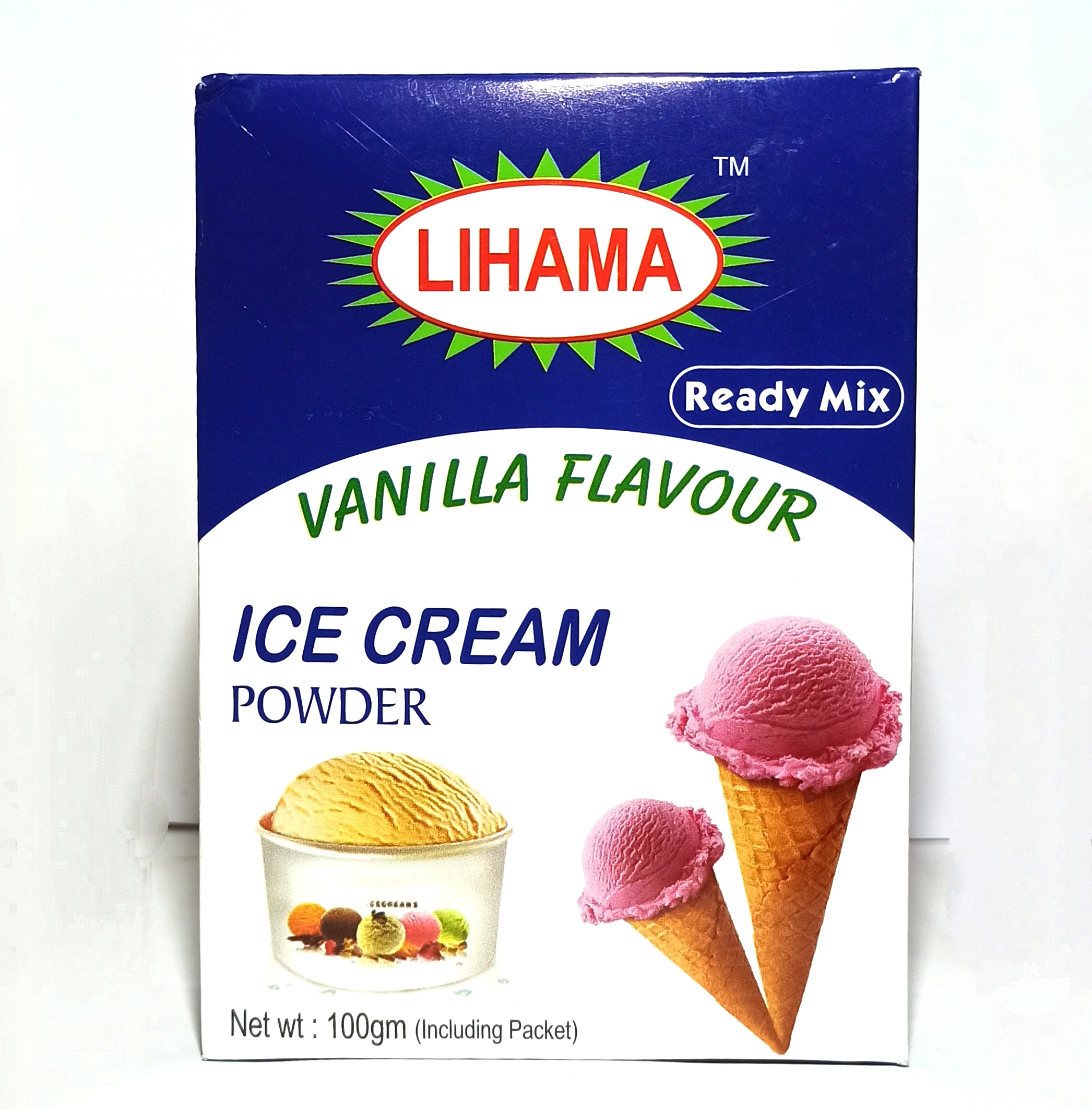 Lihama Ready Mix Ice Cream Powder Vanilla ( Vanilla Flavor ) - 100gm ...