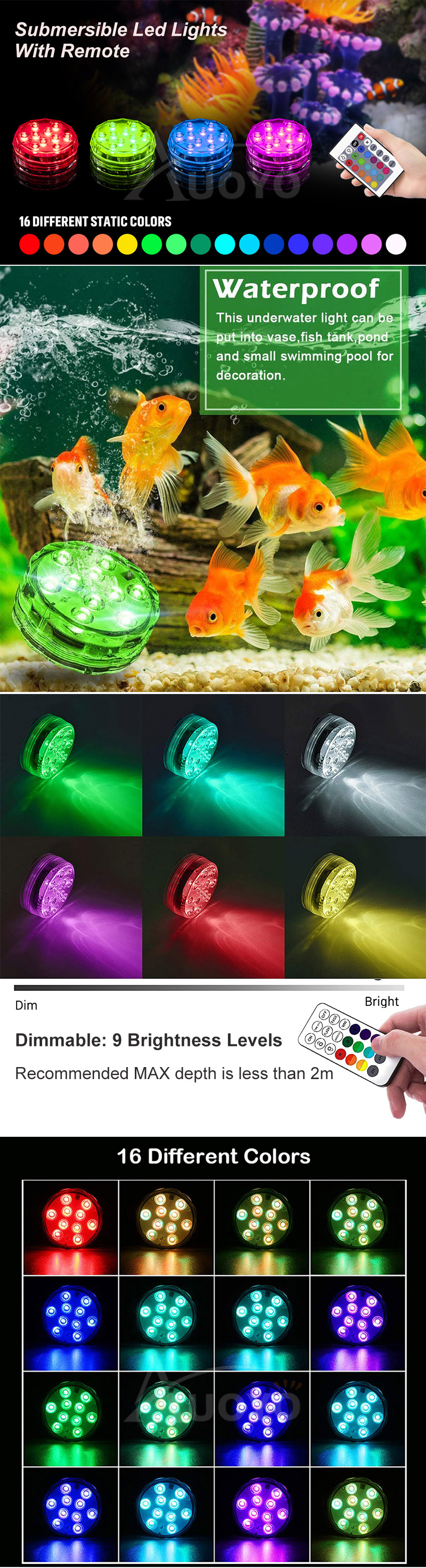Bright Led Submersible Lights