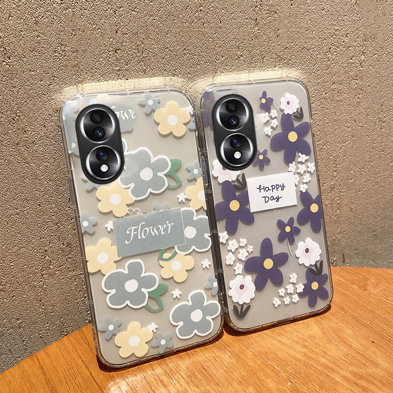 For Honor X7B 4G Case Flower Shell with Soft Silicone for Fashion and ...