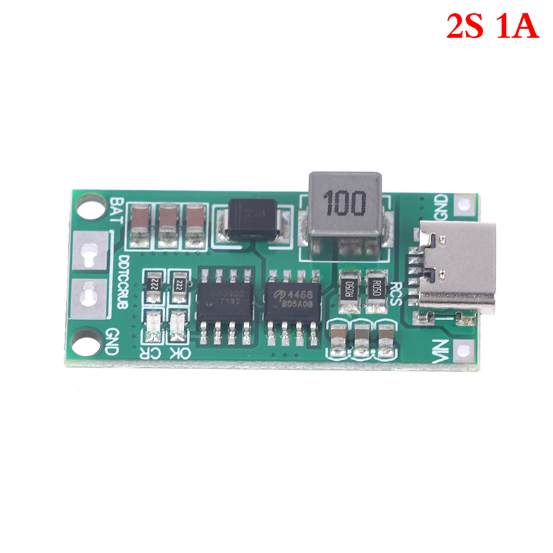 Type C BMS 2S 3S 4S 1A 2A 4A 18650 Lithium Battery Charger Board USB C ...